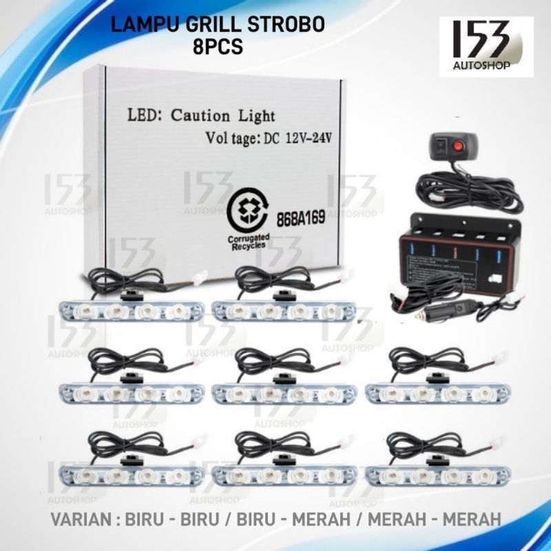 Jual Lampu Led Grill 8pcs | Shopee Indonesia
