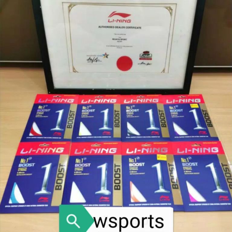 Jual Jangan Ketinggalan order Senar Badminton Lining Li Ning No 1 Boost ...