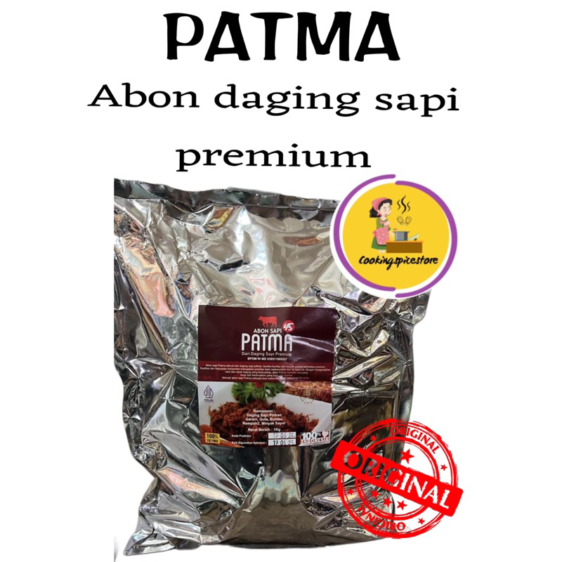 Jual Abon Sapi PATMA Kemasan 1KG | Shopee Indonesia