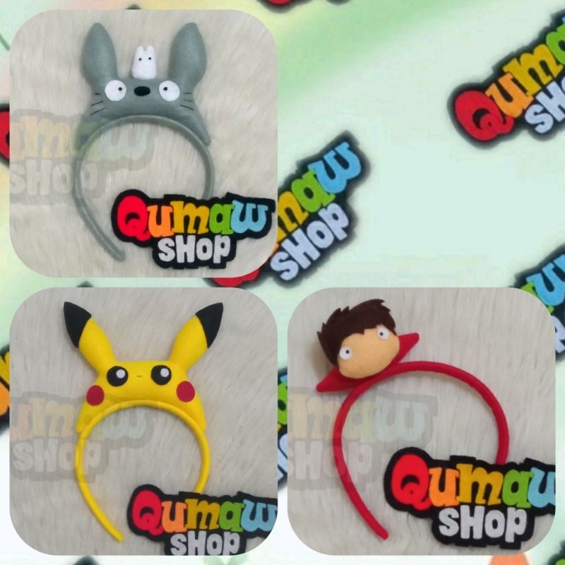 Jual Bando Pikachu, totoro, ponyo | Shopee Indonesia