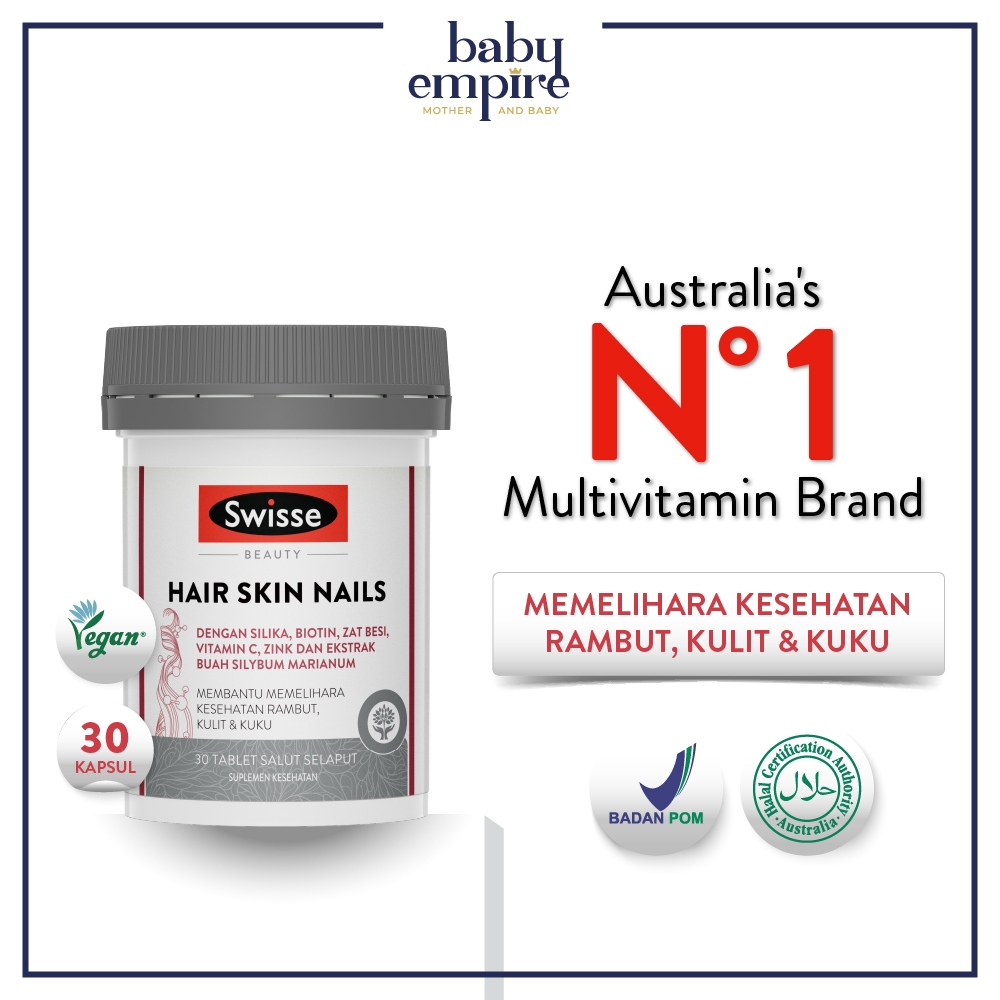 Jual Swisse Beauty Hair Skin Nails 30s - Multivitamin Suplemen ...