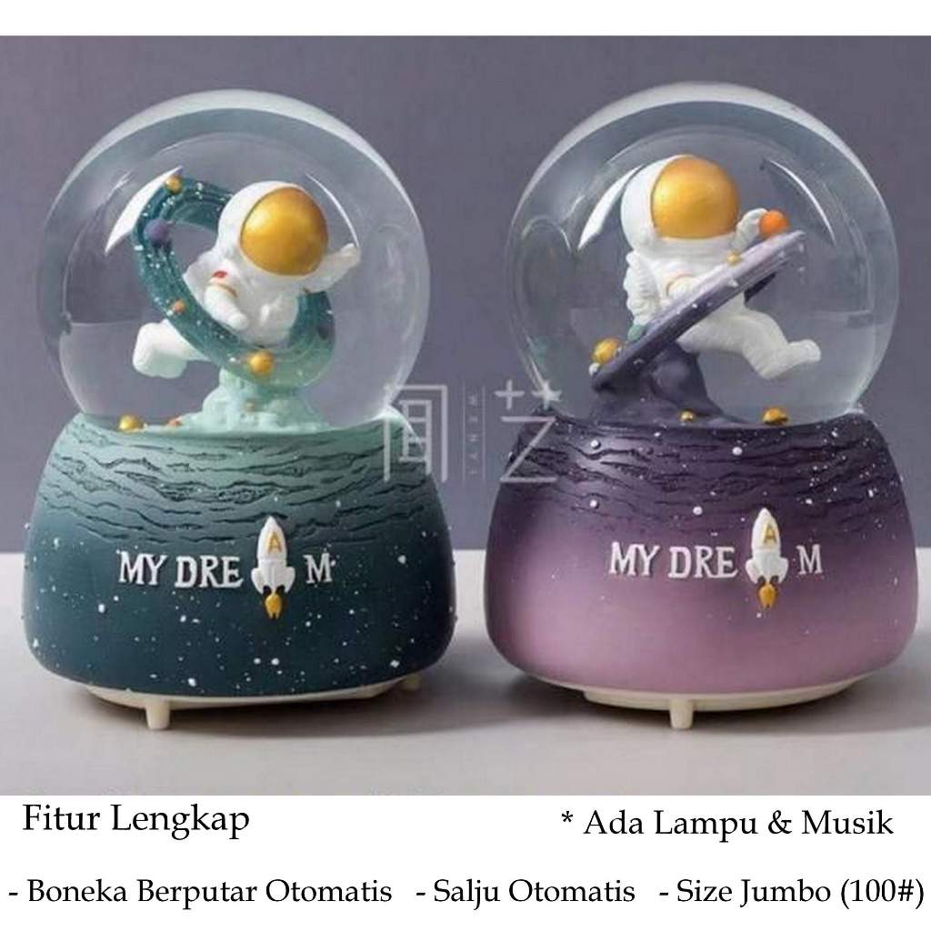 Jual Fitur Lengkap Premium Snowball Size Jumbo / Pajangan Bola Musik ...