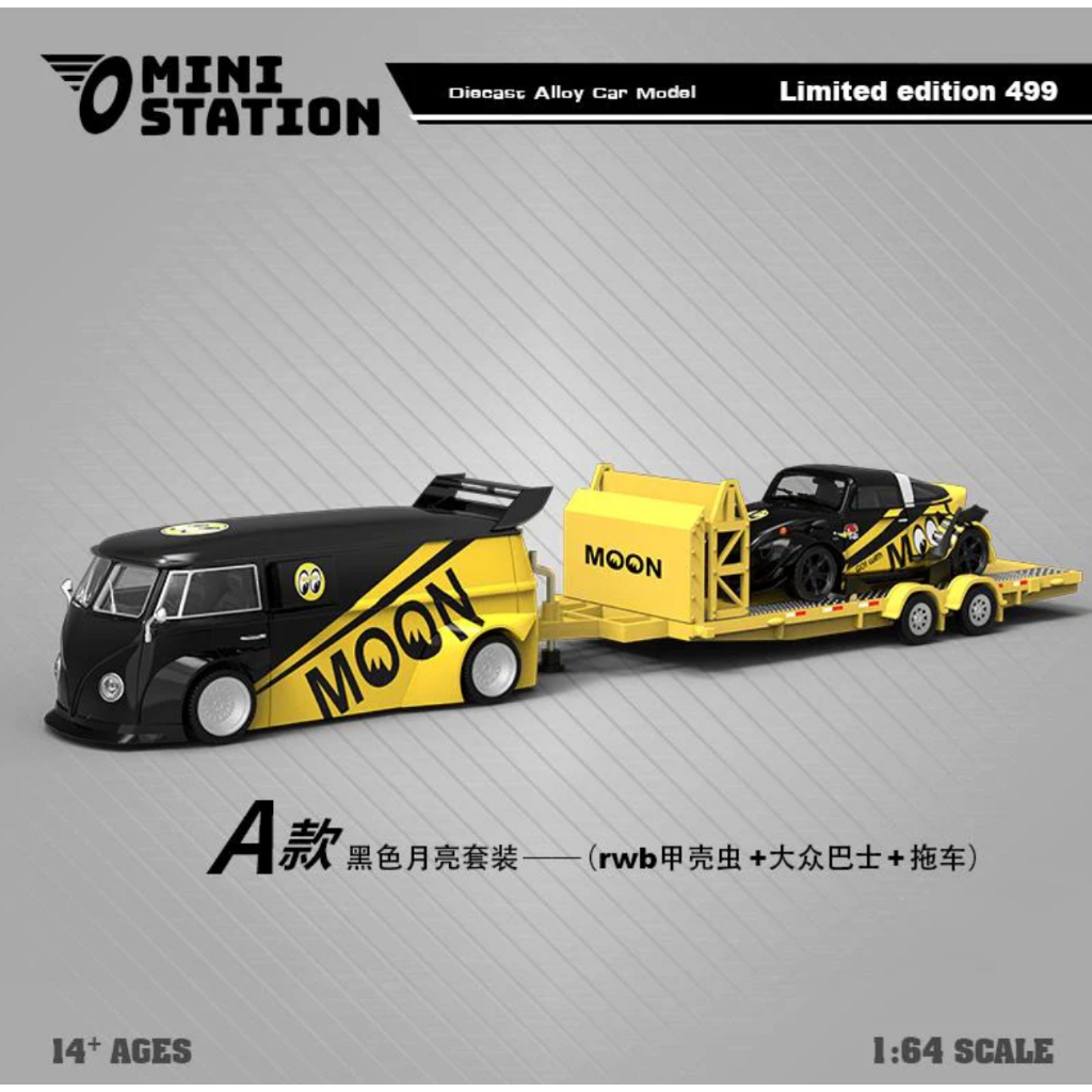Jual Mini Station 1:64 RWB Volkswagen Mooneyes T1 Van Beetle Targa ...