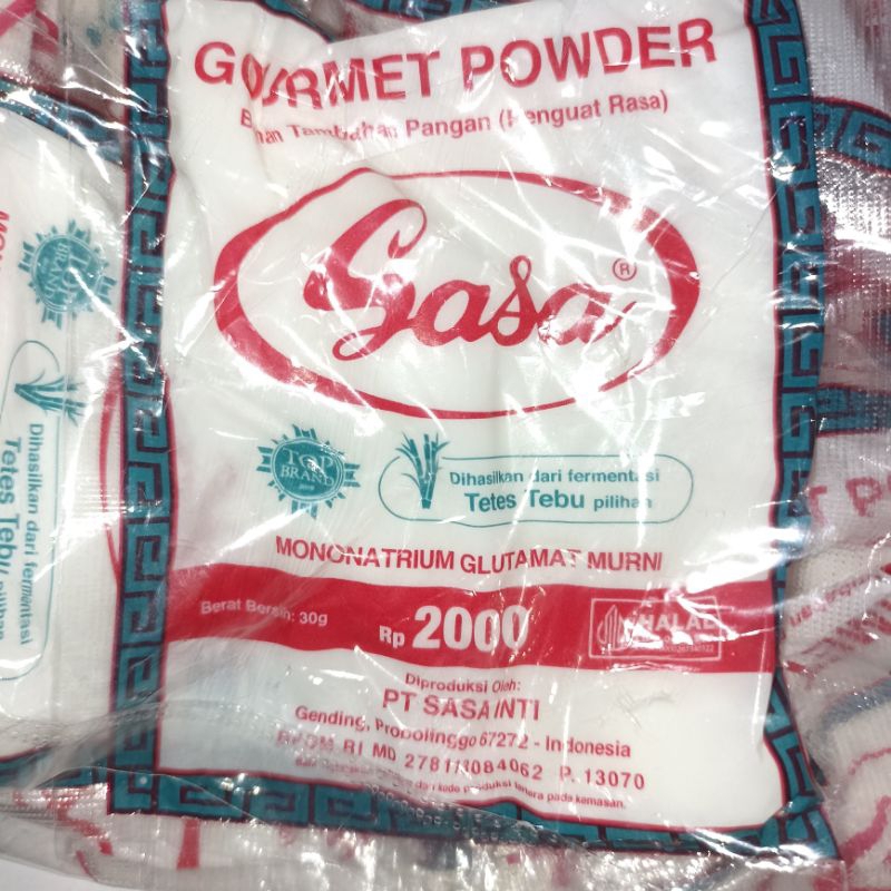 Jual Sasa Micin MSG Penyedap Rasa 2000 an 1 Pack isi 20 Sachet 1PAK ...