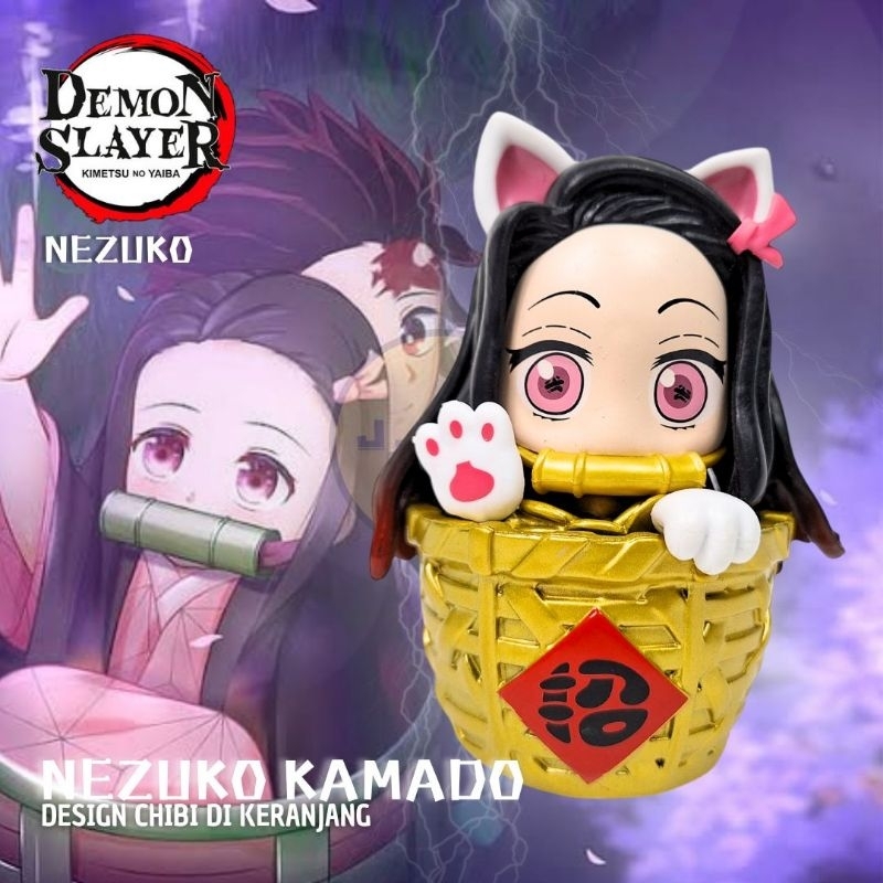 Jual Action Figure Nezuko Kamado Statue Demonslayer Kimetsu No Yaiba ...