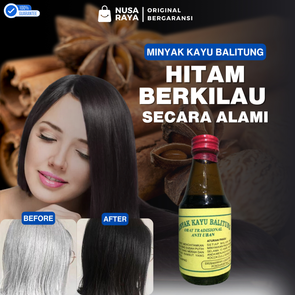 Jual Minyak Kayu Balitung Vitamin Rambut Rontok Dan Kering Obat ...
