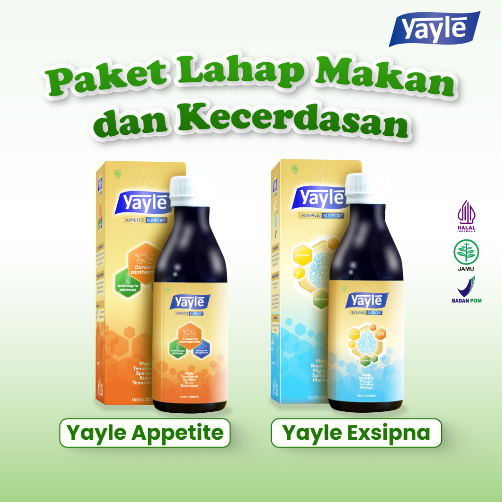 Jual Paket Yayle Apettite dan Yayle Exsipna - Suplemen Penambah Lahap ...