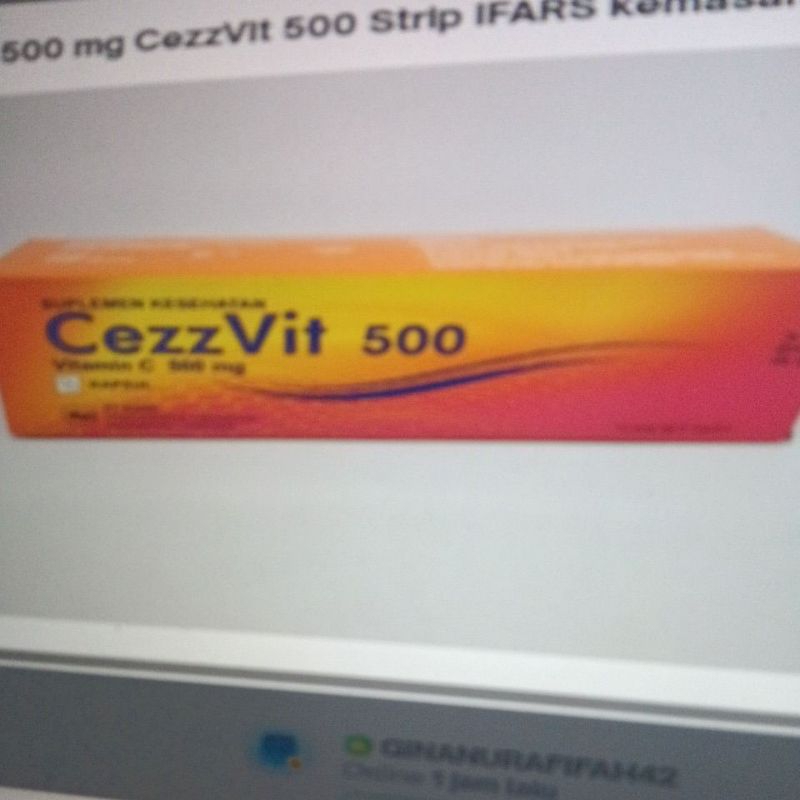 Jual VITAMIN C 500 MG CEZZVIT 500 | Shopee Indonesia