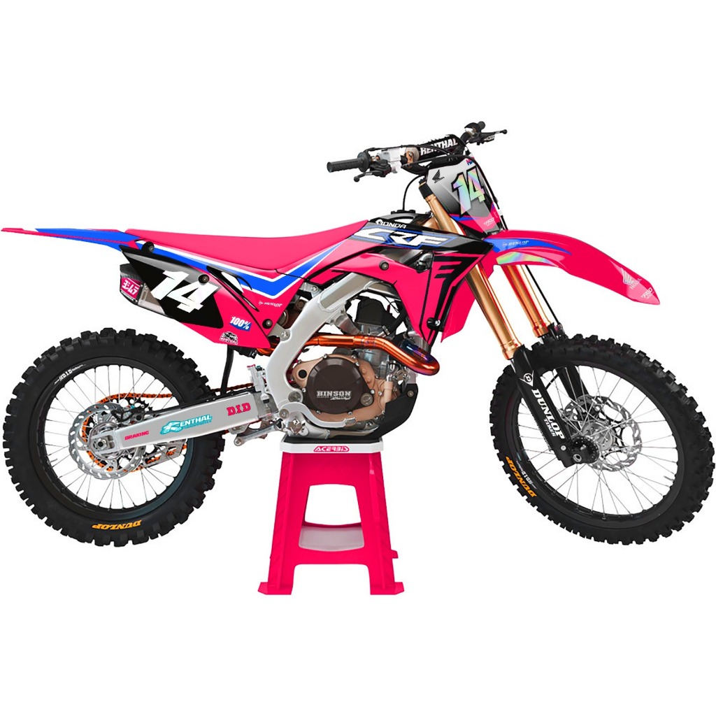 Jual Decals Custom Honda CRF 150 250 450 Polet Striping Honda CRF ...