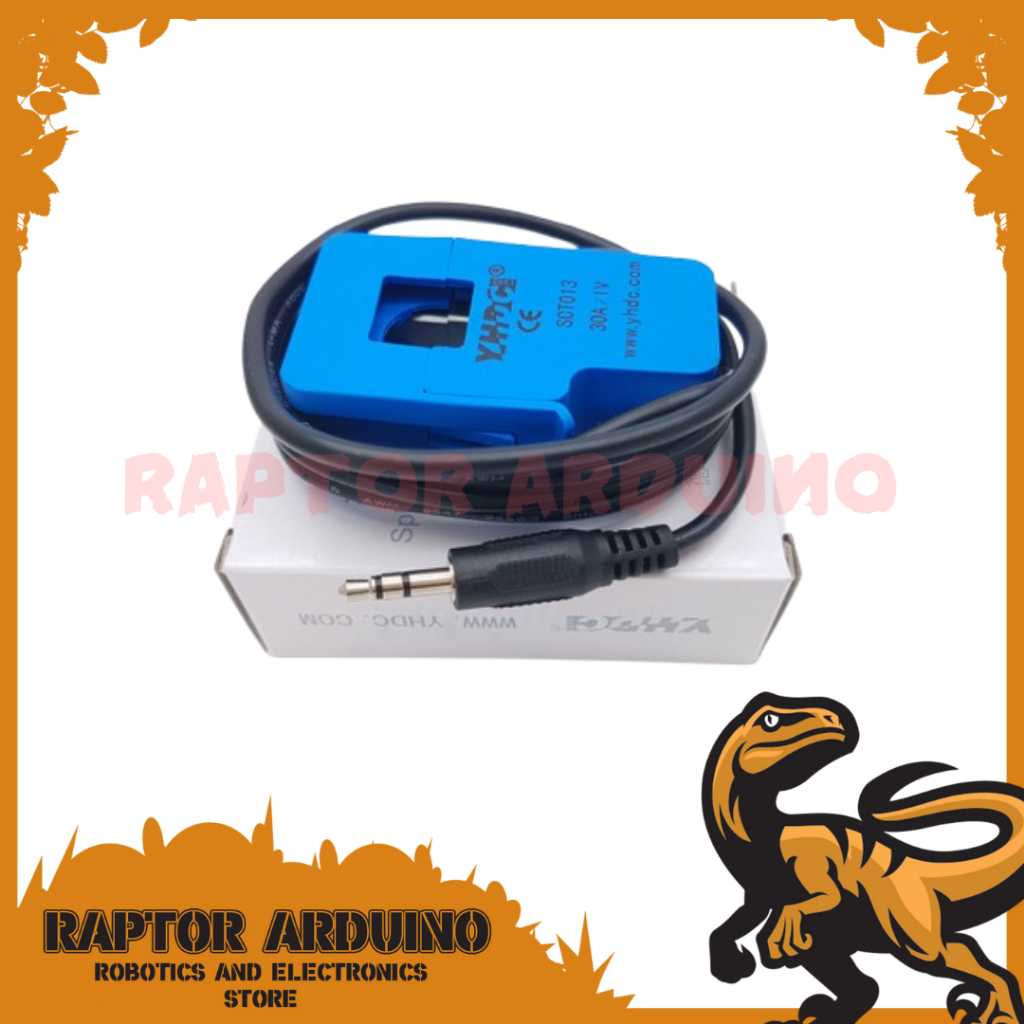Jual Non-Invasive AC Current Transformer SCT-013-000 100A 50mA sensor ...