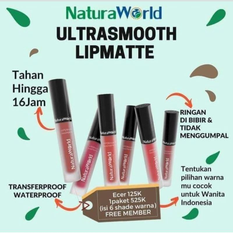 Jual LIPMATE NARURAWORLD | LIPSTIK NATURA 100% ORIGINAL (kemasan baru ...