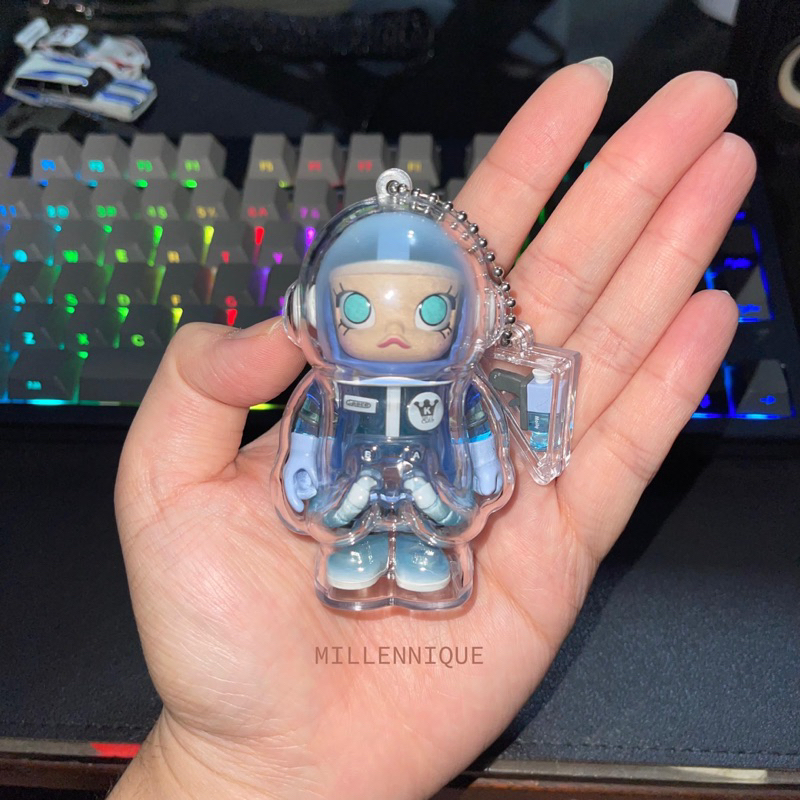 Jual POPMART SPACE MOLLY ACRYLIC CLEAR CASE KEYCHAIN READY STOCK ...
