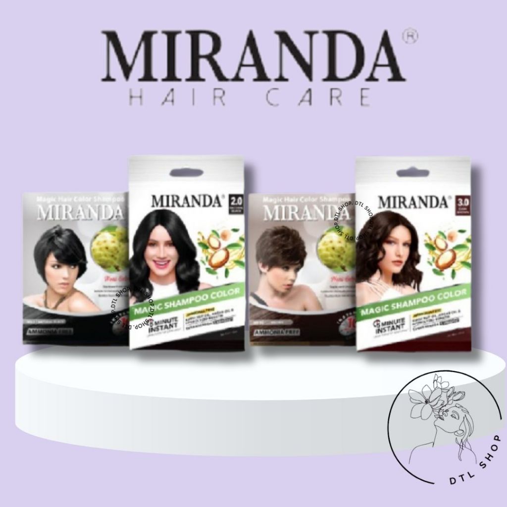 Jual [NEW FORMULA] Miranda Magic Shampoo Color | Sampo Pewarna Rambut ...
