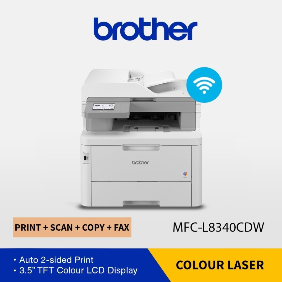 Jual BROTHER MFC-L8340CDW LASERJET COLOR LASER LED PRINTER COLOUR FAX ...