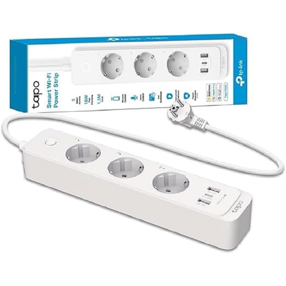 Jual TP-LINK TAPO P300 Smart WiFi Power Socket 3 Outlets | Shopee Indonesia