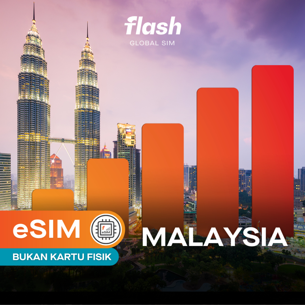 Jual eSIM Malaysia Unlimited Data Flash Global SIM (eSIM Malaysia ...