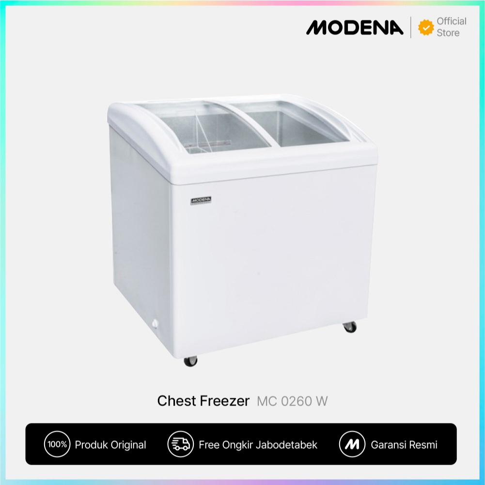 Jual MODENA Chest Freezer - MC 0260 | Shopee Indonesia