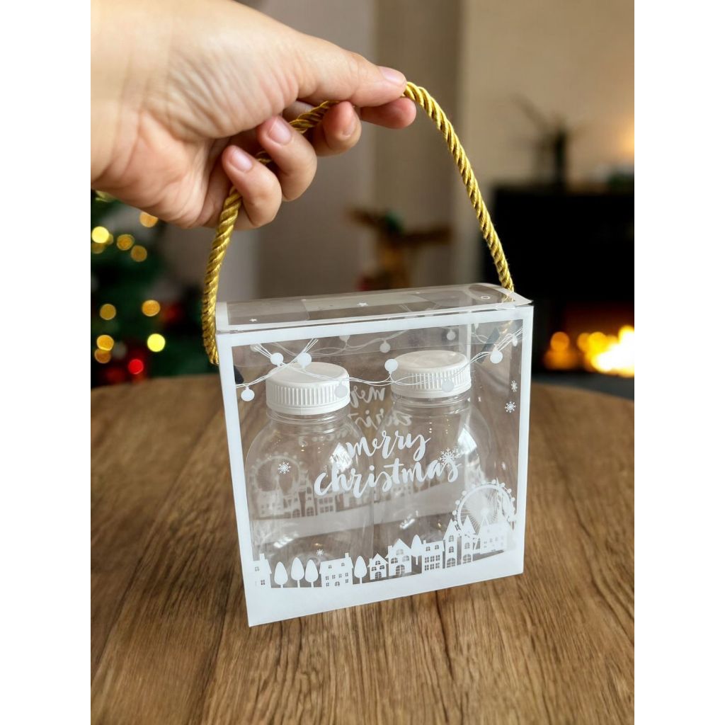 Jual Maggie - box mika Natal kotak kue kering packaging Toples Dus ...