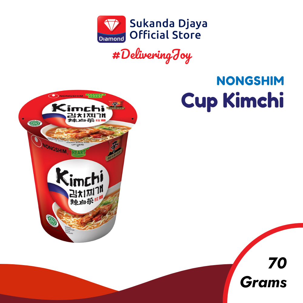 Jual Nongshim Mie Instan Cup Kimchi 70 Gr | Shopee Indonesia
