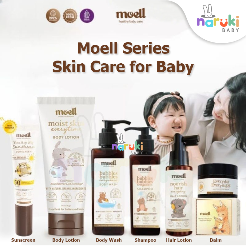 Jual Moell Hair Lotion | Moell Body Lotion | Moell Balm | Moell Shampoo ...