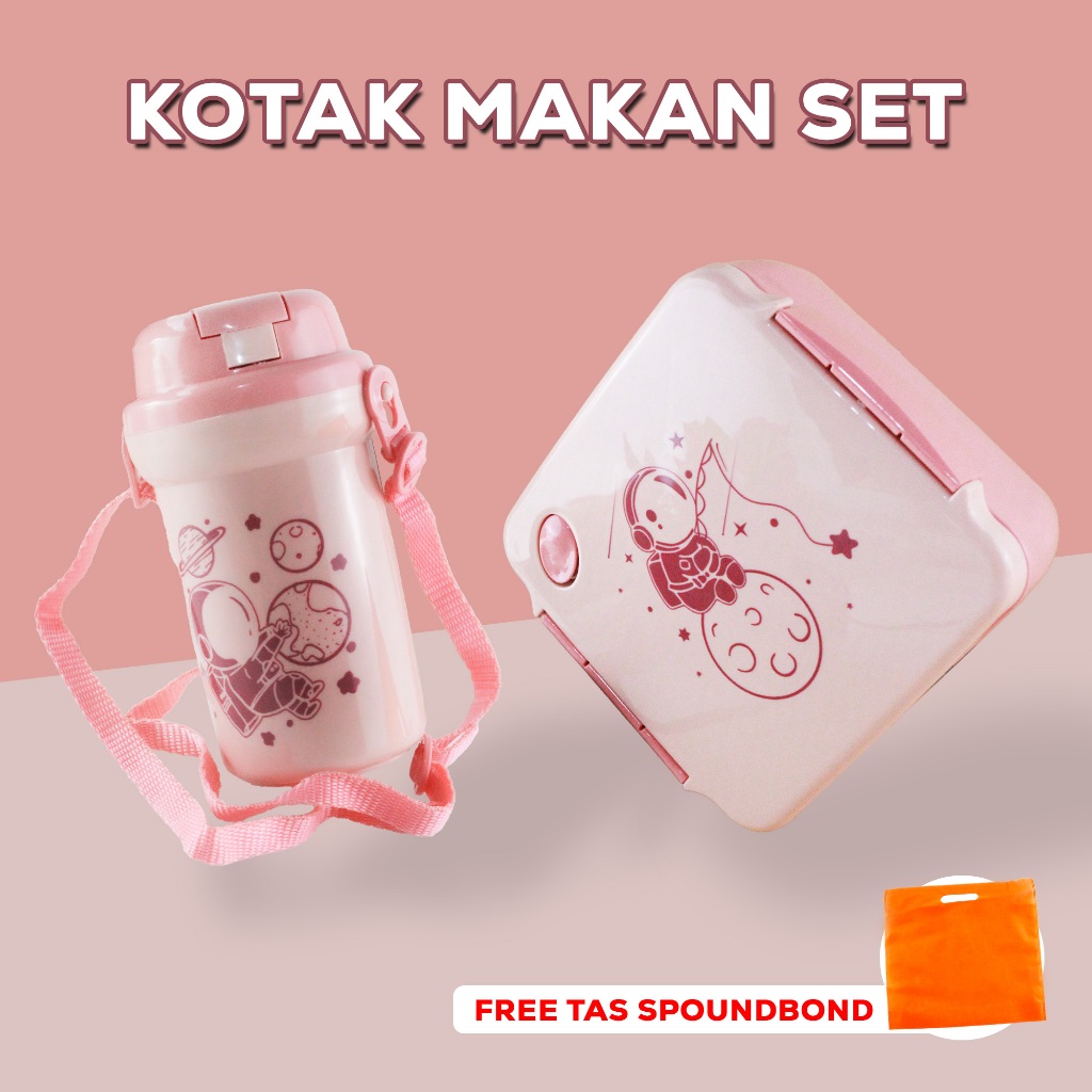 Jual Kotak Makan Anak Set Botol Minum Karakter Kotak Bekal Sekolah Anak Terbaru FH-6 | Shopee ...