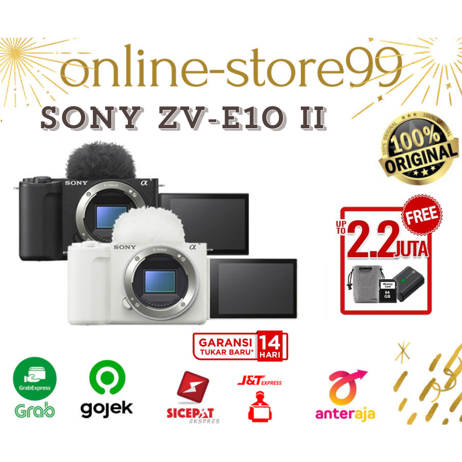 Jual Sony ZV-E10 II Body Only Mirrorless Camera Sony Sony ZVE10 ZVE 10 Mark 2 | Shopee Indonesia