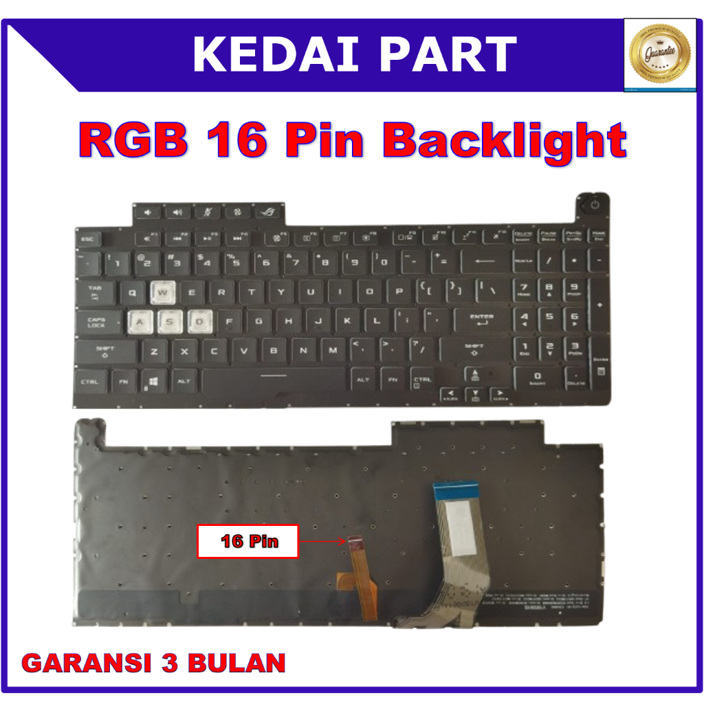 Jual Keyboard Asus ROG Strix G731 G731GD G731GT G731GU G731GV G731GW ...