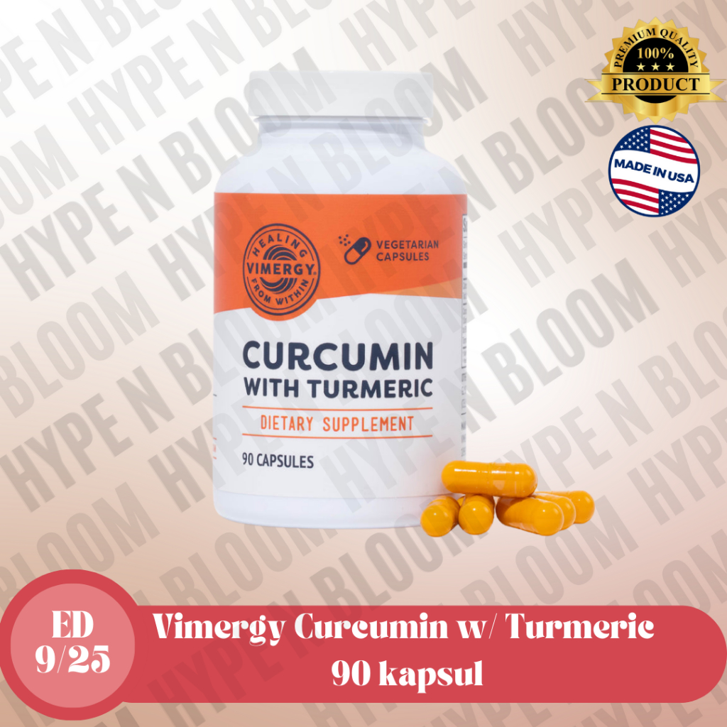 Jual Vimergy Curcumin 1000mg Turmeric 90 kapsul cellular cardiovascular ...