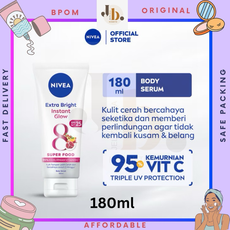 Jual JB KOSMETIK | BANTING HARGA Nivea Extra Bright Instant Glow Serum ...