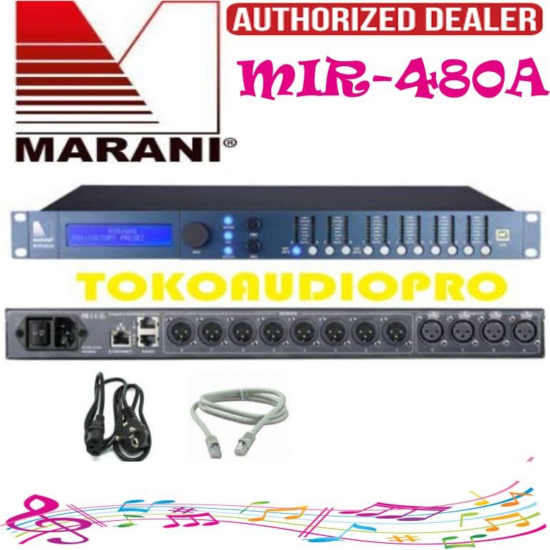 Jual Marani MIR480A 4 IN 8 OUT Professional Audio Speaker Management marani mir-480a | Shopee ...