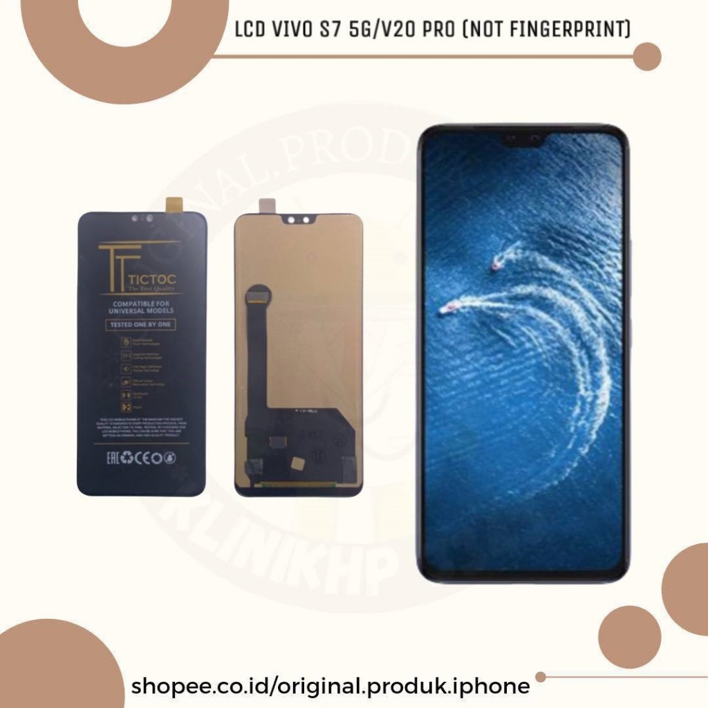 Jual LCD TOUCHSCREEN VVO S7 5G/V20 PRO (NOT FINGERPRINT) FULLSET ORIGINAL | Shopee Indonesia