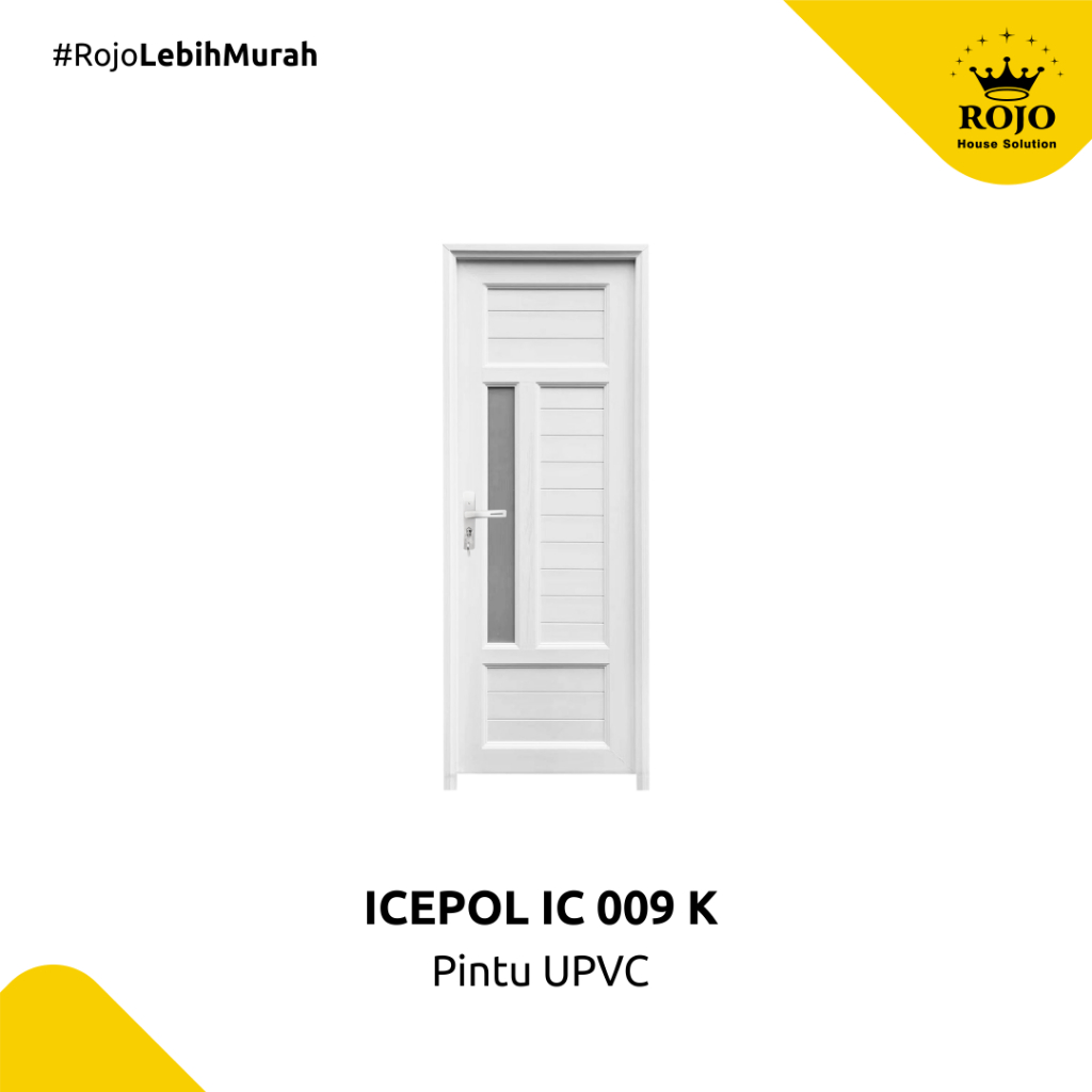 Jual Pintu UPVC ICEPOL IC 009 K 70x200 / Pintu Kamar Mandi UPVC ICEPOL ...