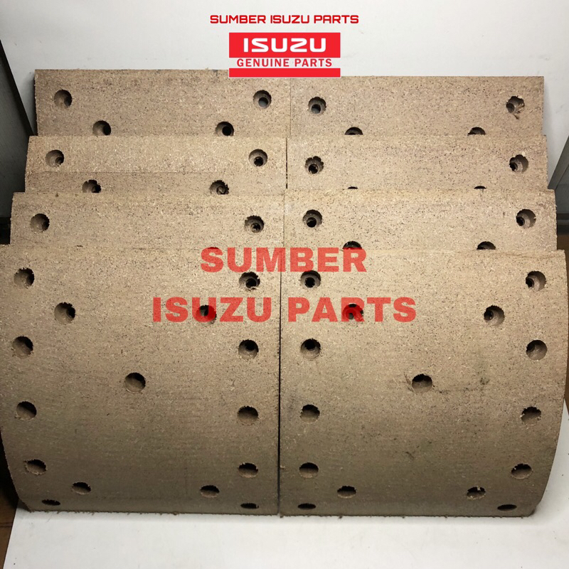 Jual BRAKE LINING / KAMPAS REM BELAKANG ISUZU GIGA FTR FVR ORIGINAL ...