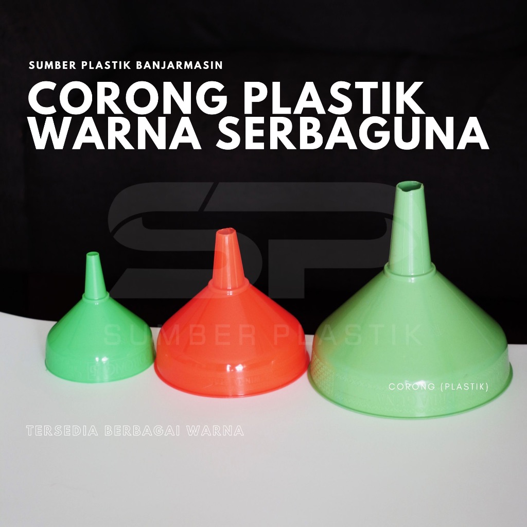 Jual Corong 15 20 25 Plastik Corong Bensin Air Minyak Serbaguna Warna (Satuan) | Shopee Indonesia