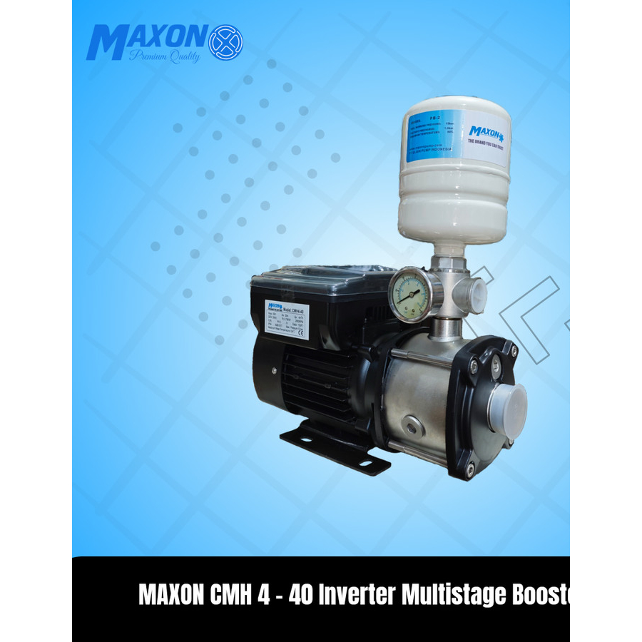 Jual Pompa Booster Multistage Maxon CMH 4 - 40 Inverter | Shopee Indonesia