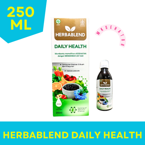 Jual Herbablend Daily Health 250 ML / Memelihara Kesehatan / Vitamin ...