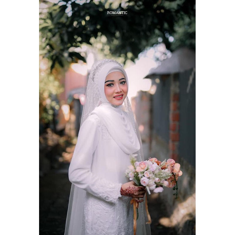 Jual instan drapery hijab/jilbab ala malay bride | Shopee Indonesia