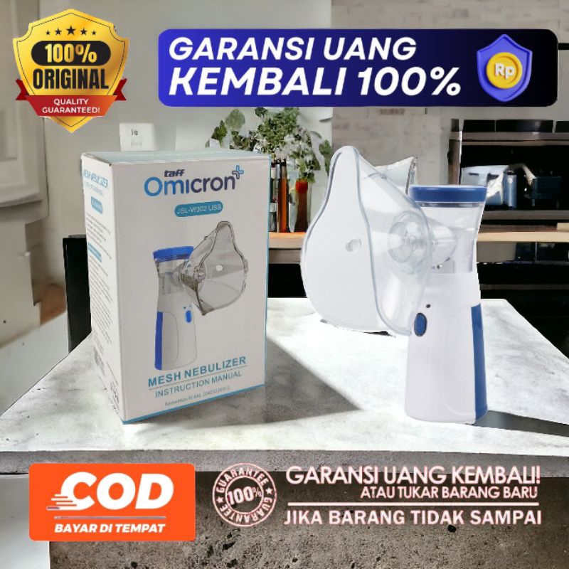 Jual Nebulizer Portable Mesh Alat Uap Terapi Pernapasan Batuk Asma Handheld Inhaler Machine USB ...