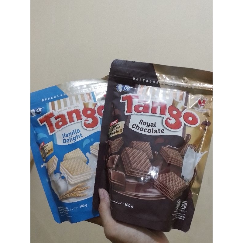 Jual tango wafer pouch 100gr | tango wafer long 110gr | wafer coklat ...