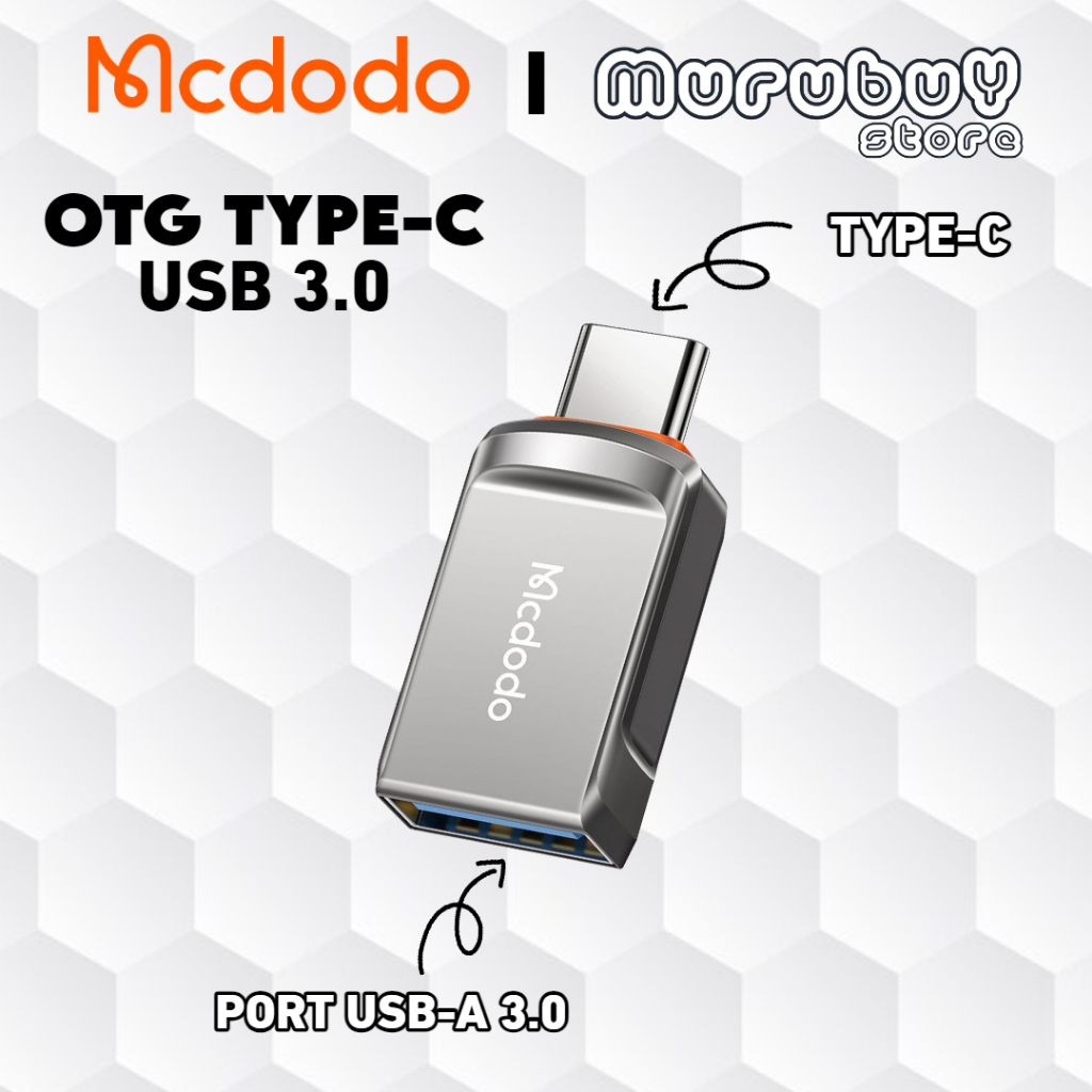 Jual OTG Type C USB 3.0 Original Mcdodo OT-8730 otg tepsi usb-a to usb ...