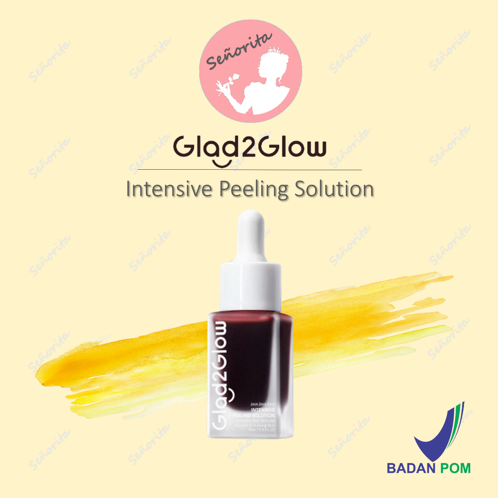 Jual GLAD2GLOW G2G Peeling Solution - Serum 15mI | Shopee Indonesia
