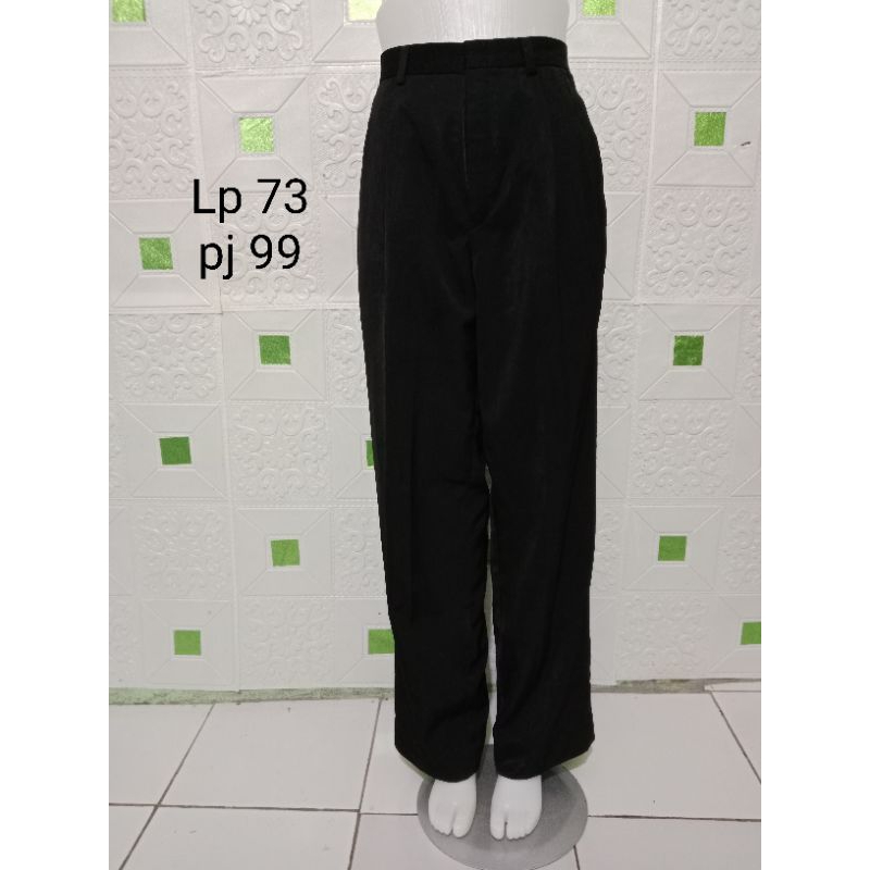 Jual celana bahan preloved(cowok) | Shopee Indonesia