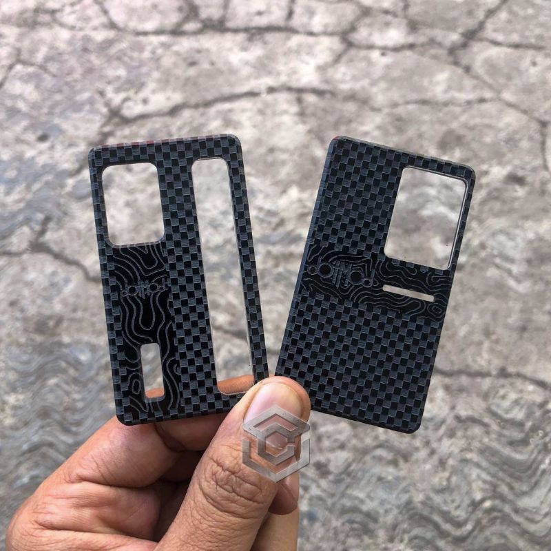 Jual Panel Acrylic Hitam Matte Dot V2 Kotak Motif Chess Tofografic ...