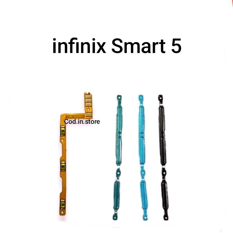 Jual Infinix Smart 5 / X657B / X657C Tombol Luar + Flexibel On Off Volume 1 set Flexi | Shopee ...