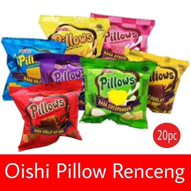 Jual OISHI Pillows All Varians 7 gr (Renceng Isi 20 pcs) | Shopee Indonesia
