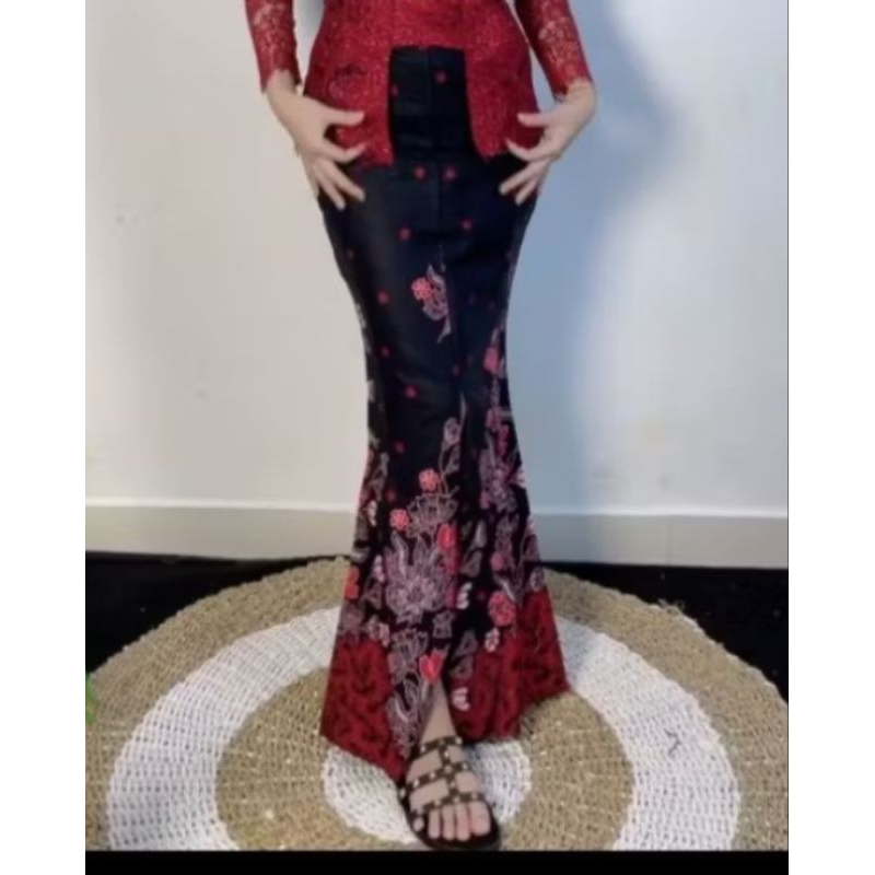 Jual Rok batik Duyung || Rok saja || Model Duyung | Shopee Indonesia