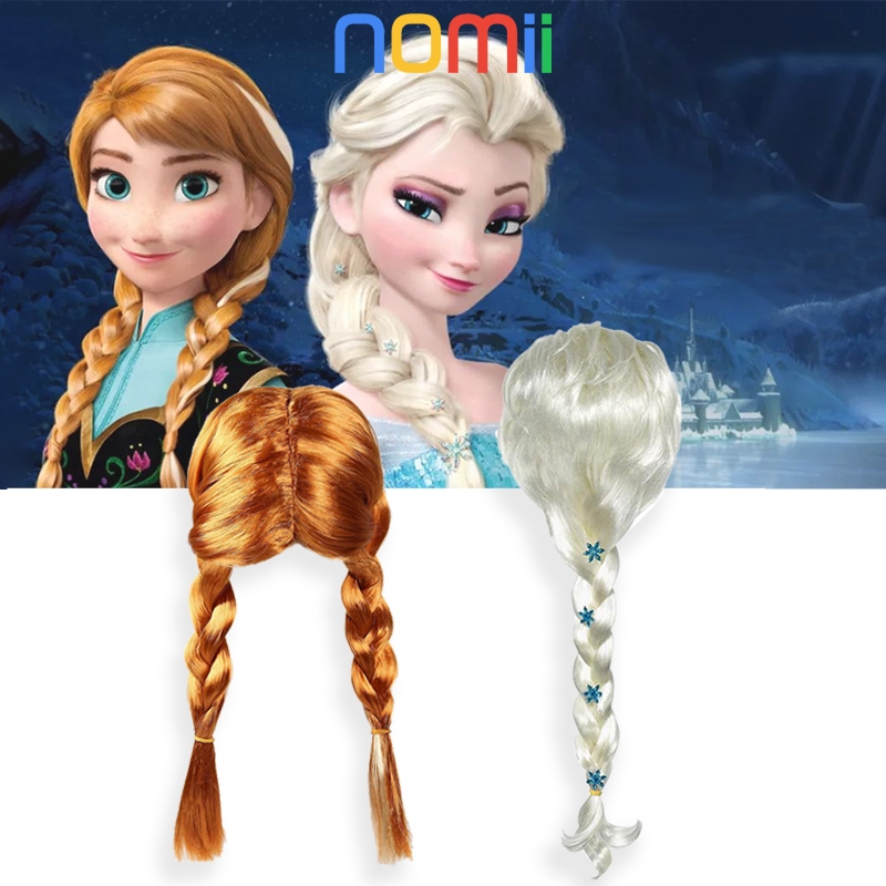 Jual 2pcs Wig Elsa Frozen Dengan Snowpin Wig Aksesoris Untuk Cosplay ...