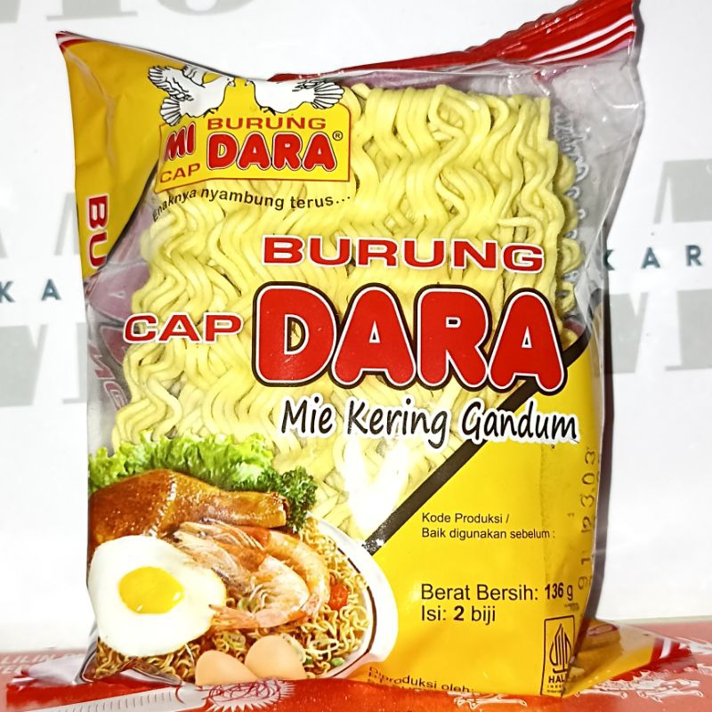 Jual Mie Keriting Burung Dara Renteng 1 pack Isi 2pcs 136gr | Shopee ...