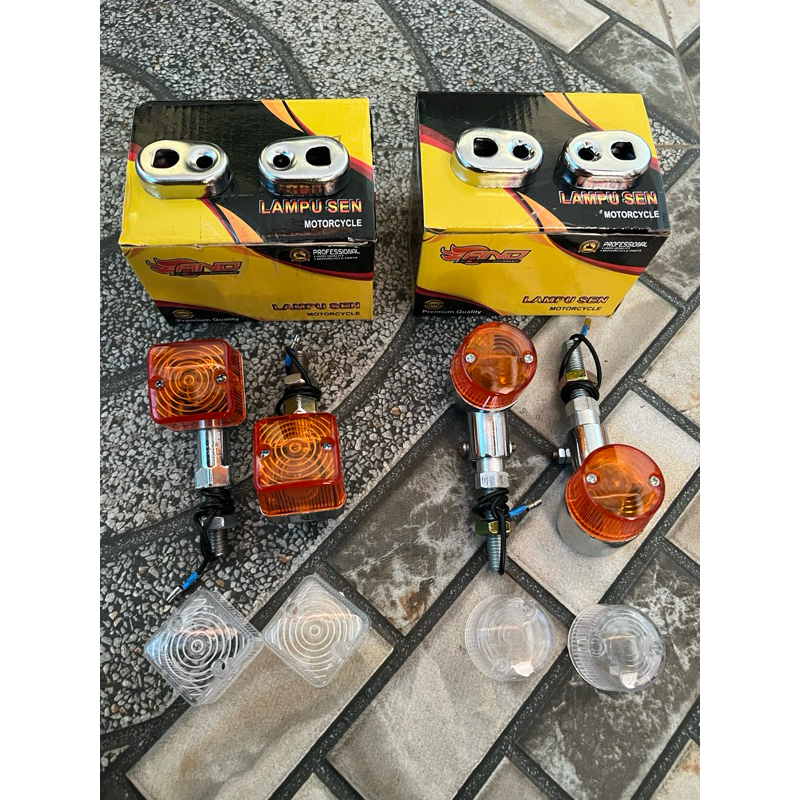 Jual LAMPU SEN SEIN HONDA CB GL MP CLASSIC MODEL PALU BAHAN BESI DOBLE ...