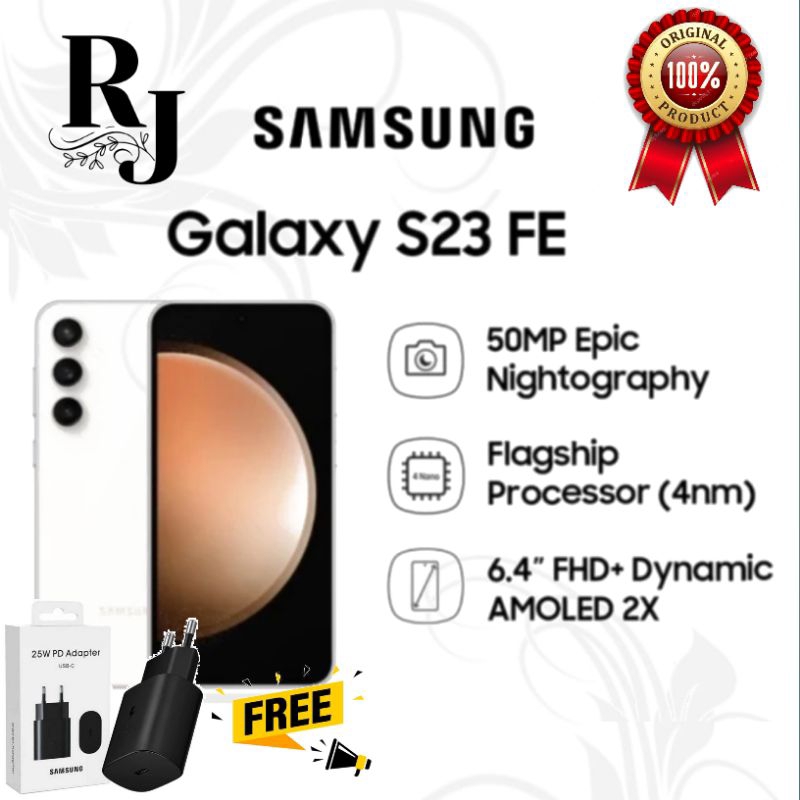 Jual Samsung Galaxy S23FE 5G 8/256GB Garansi Resmi Samsung Indonesia SEIN | Shopee Indonesia